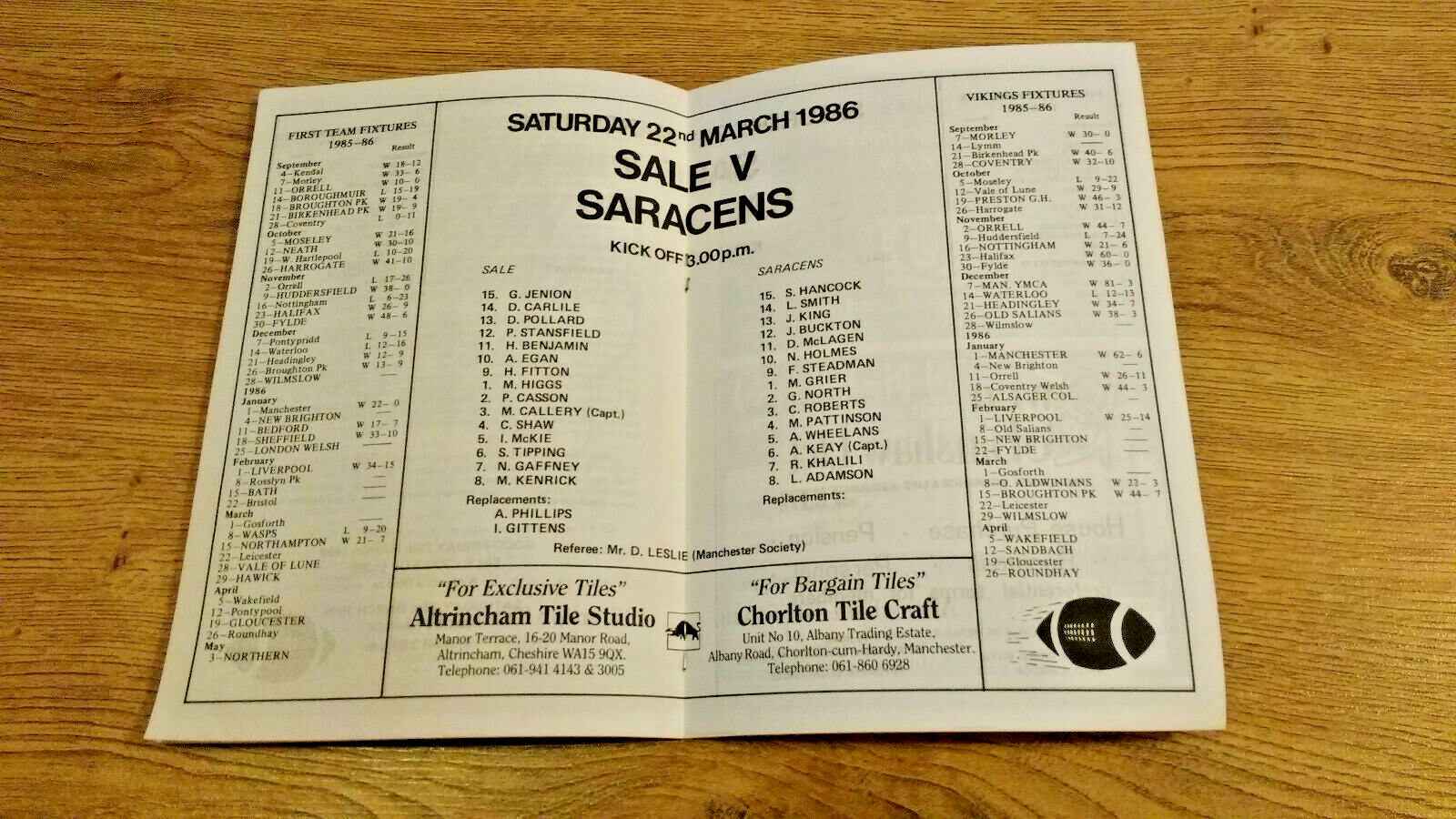 Sale Rugby Programmes 1946 - 2004 | eBay