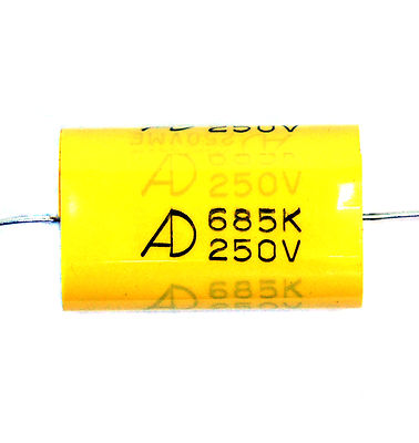10x MEA Metallized Polyester Film Capacitor 685K 685 6.8uF 250V K ±10% ...