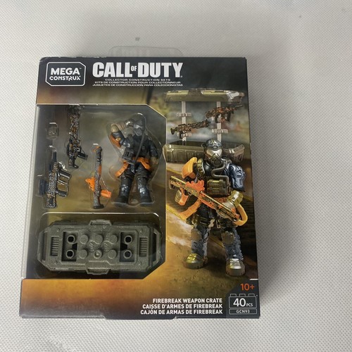 Mega Construx Call Of Duty Firebreak Weapon Crate Building Set 40 Pcs ...