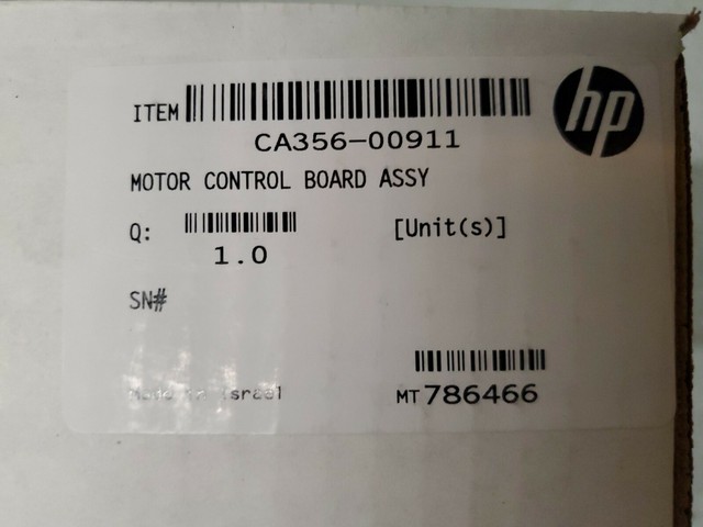 HP INDIGO CA356-00911 MOTOR CONTROL BOARD for sale online | eBay