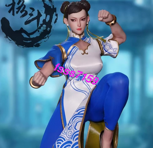 PLAY TOY Fighting Goddess Chun Li Action Figure Model 1/6 Scale Pre ...