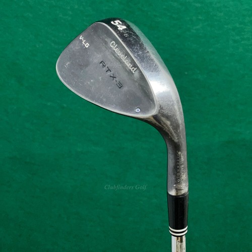 Cleveland RTX-3 V-MG Black 54-8 54° Sand Wedge Dynamic Gold Steel Wedge ...