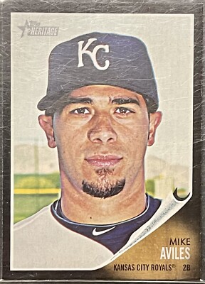 2011 Topps Heritage Black Border "Mike Aviles" | eBay