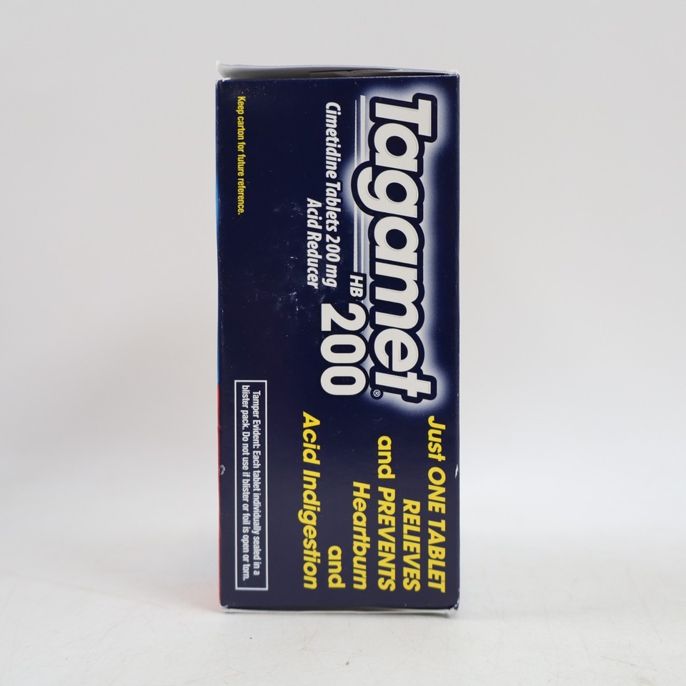 Tagamet HB 200 mg Cimetidine Acid Reducer and Heartburn Relief 70ct EXP ...