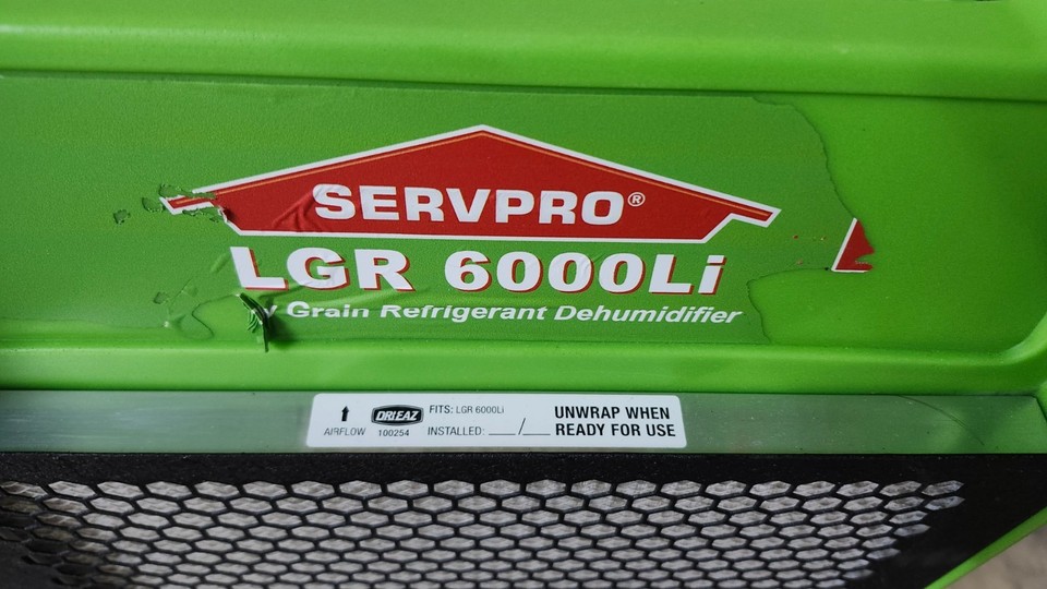 DRIEZ Servpro LGR 6000Li Low Grain Refrigerant Dehumidifier | eBay