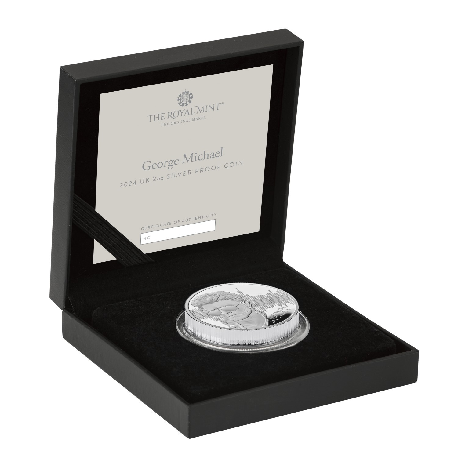 2024 Music Legends – George Michael 2 Oz Silver Proof Coin. Limited 350 ...