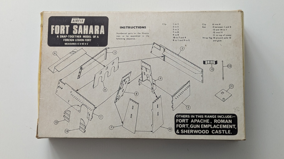 Airfix Fort Sahara Snap Together Model 1703-198 (H0-00) | eBay UK