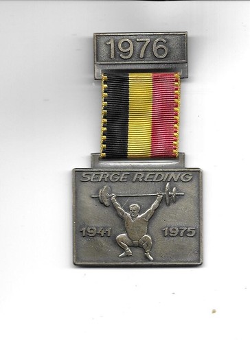 belgique medaille halterophilie herbeumont serge reding 1941-1975 | eBay