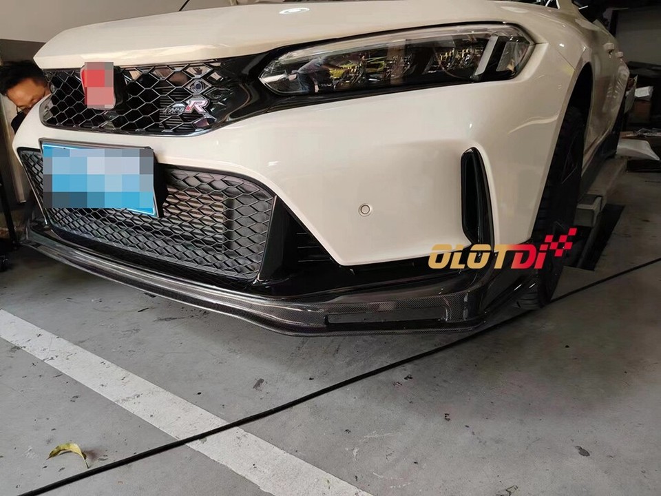 For Honda Civic FL5 11Th Type-R Spoon Carbon Fiber Front Lip Bumper ...