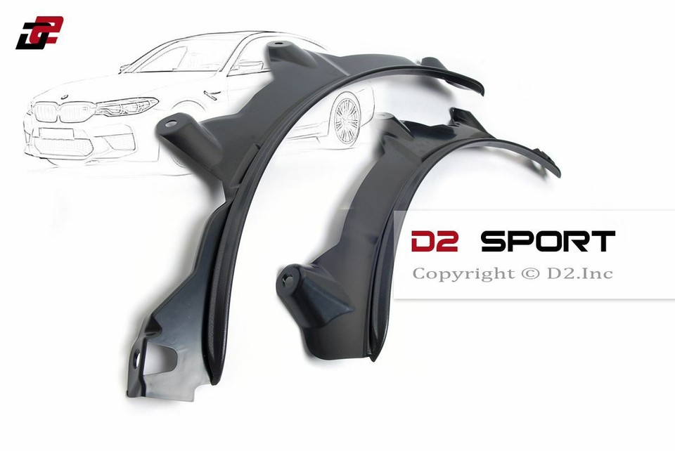 2PC Black Rear Fender Wheel Arch Extensions fits for BMW G30 5-Series ...