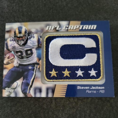 Steven Jackson 2012 Topps NFL Captain Patch Saint Louis Rams | eBay