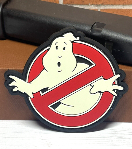 Tactical PVC Patch - Ghostbuster Patch - Hook Loop Ghost Glow in Dark Patch | eBay