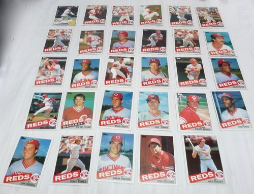 29 REDS 1985 TOPPS BASEBALL CARDS | eBay