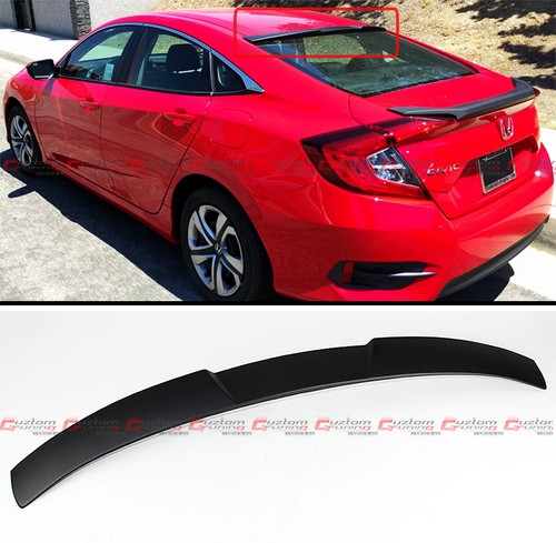 JDM STYLE REAR WINDOW ROOF SPOILER WING FOR 16-2021 10TH GEN HONDA ...