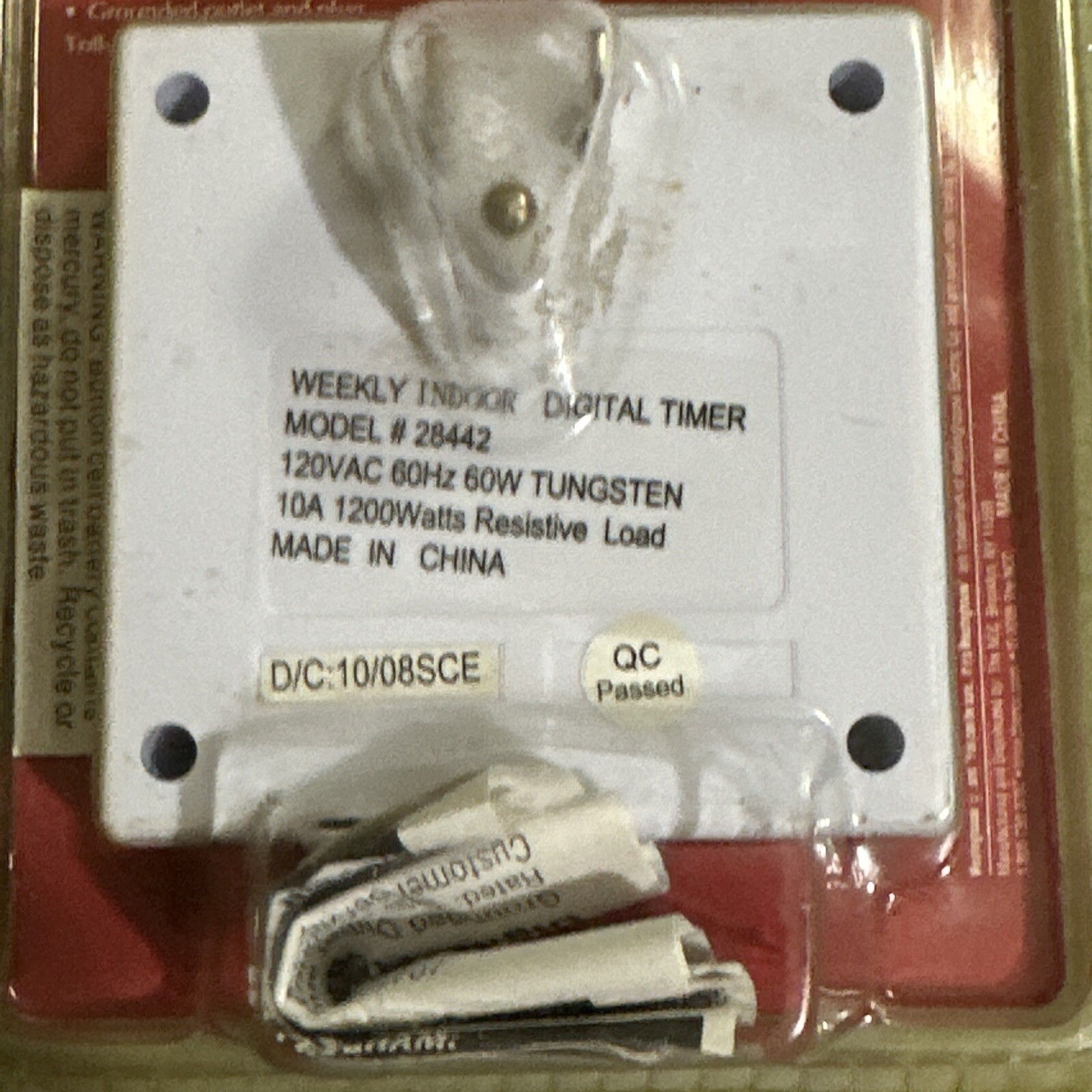 Westinghouse Indoor Digital Programmable Setting Weekly Timer - Brand ...