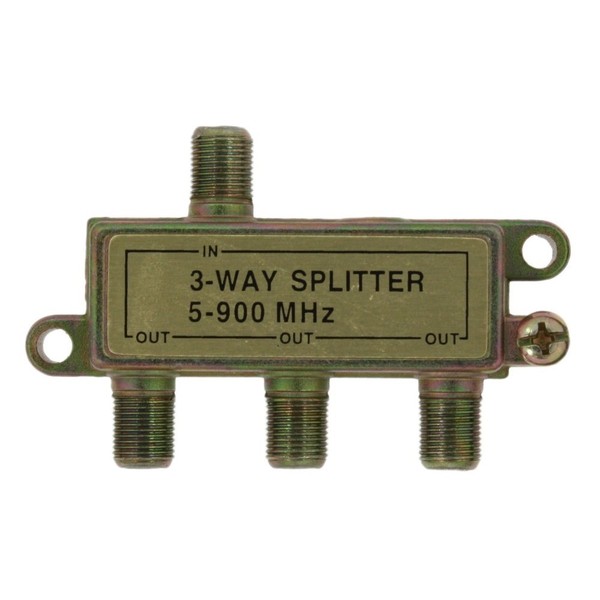 Leviton 40987-3 3-way CATV Cable Splitter Lug Mount 5 - 900 Mega-hz for ...