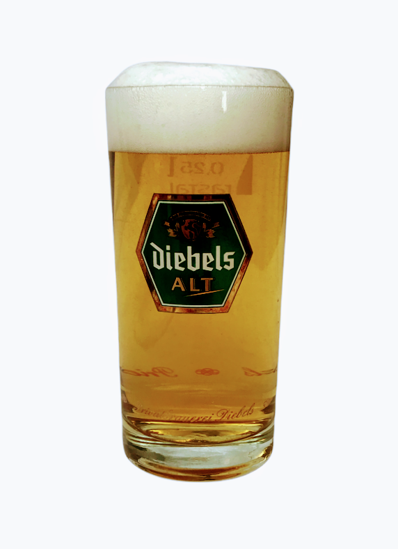 Diebels Alt Glas 0,25l / Bierglas Altglas Gastronomie Gastro Düsseldorf ...
