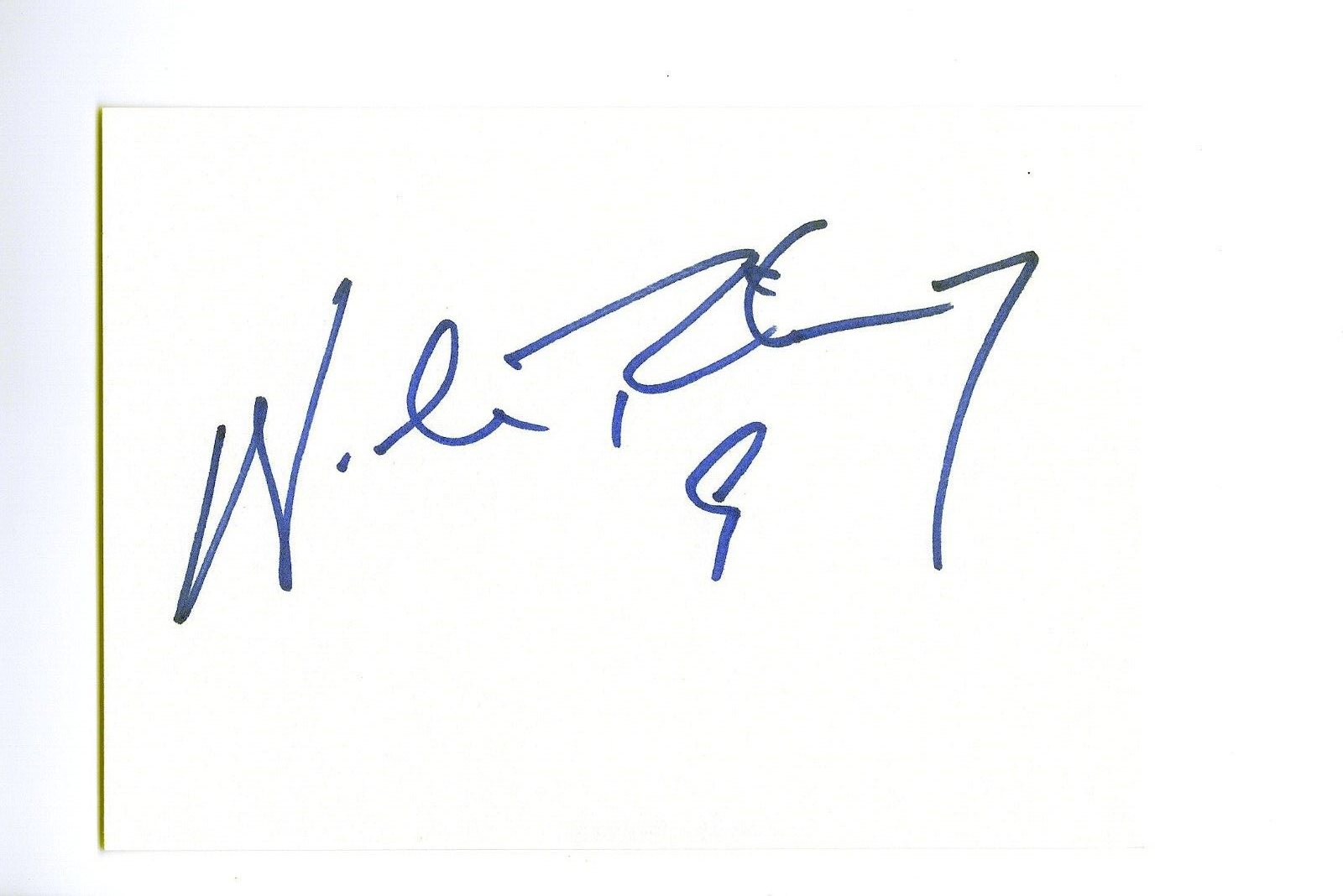 Wade Richey Baltimore Ravens Autographed Signed Index Card | eBay