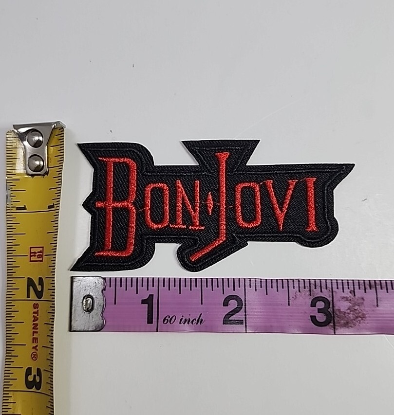 Bon Jovi Pop Rock Metal Music Band Logo Patch Iron on Sew on ...