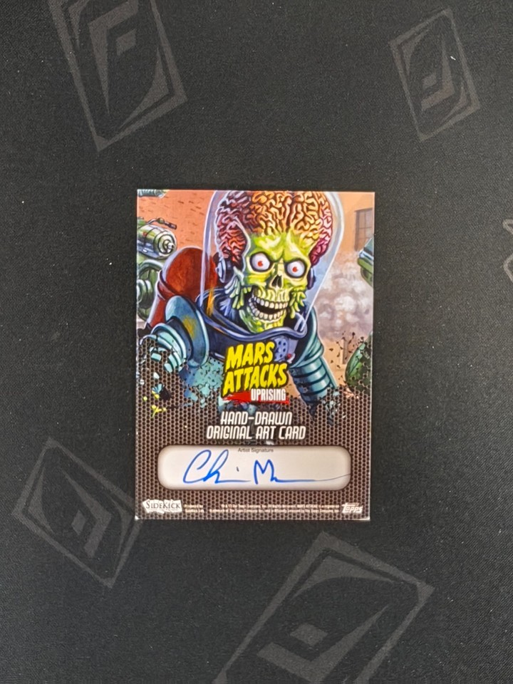 Topps Mars Attacks Uprising Sketch Card 1/1 Chirs Meeks S01 | eBay