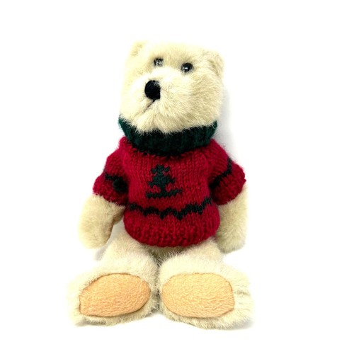 Boyds Collections Bear stuffed animal christmas sweater articulated | eBay