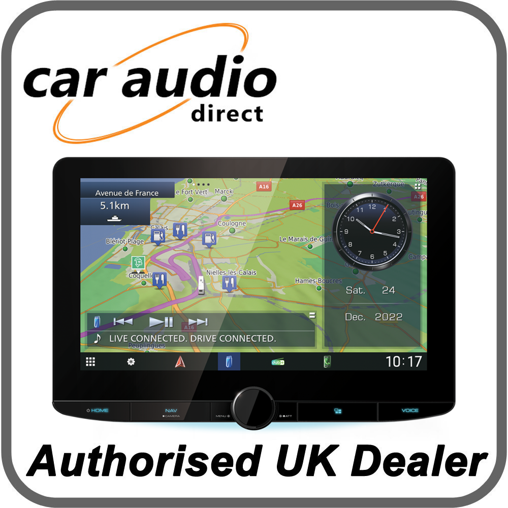 Kenwood DNR992RVS 10.1" Truck/Camper Navigation System Bluetooth DAB+ ...