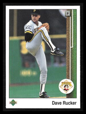 Dave Rucker 1989 Upper Deck #436 Pittsburgh Pirates | eBay