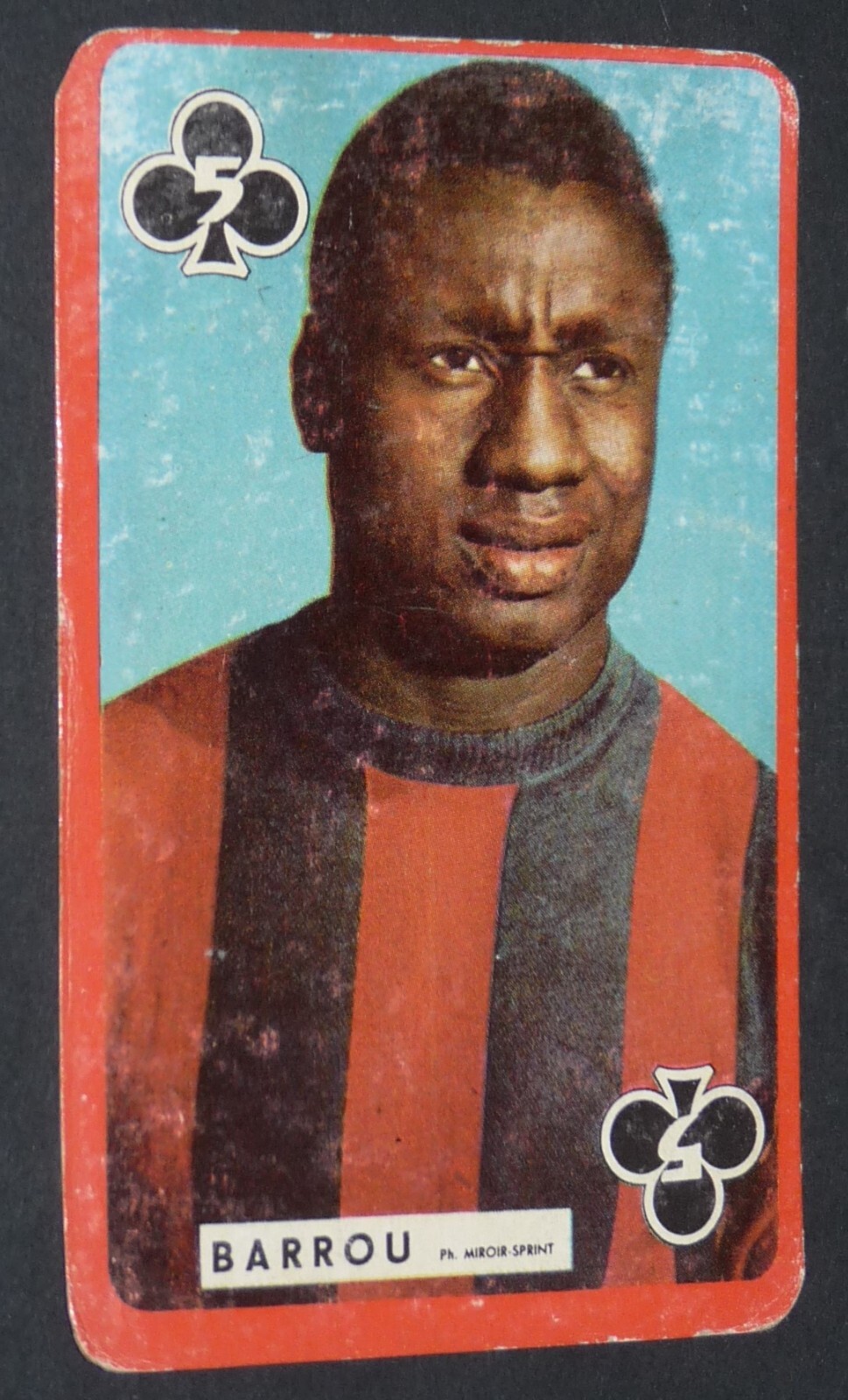 FOOTBALL CARTE PHOTO 1959-1960 KEITA OMAR BARROU PAPA OGC NICE OGCN ...