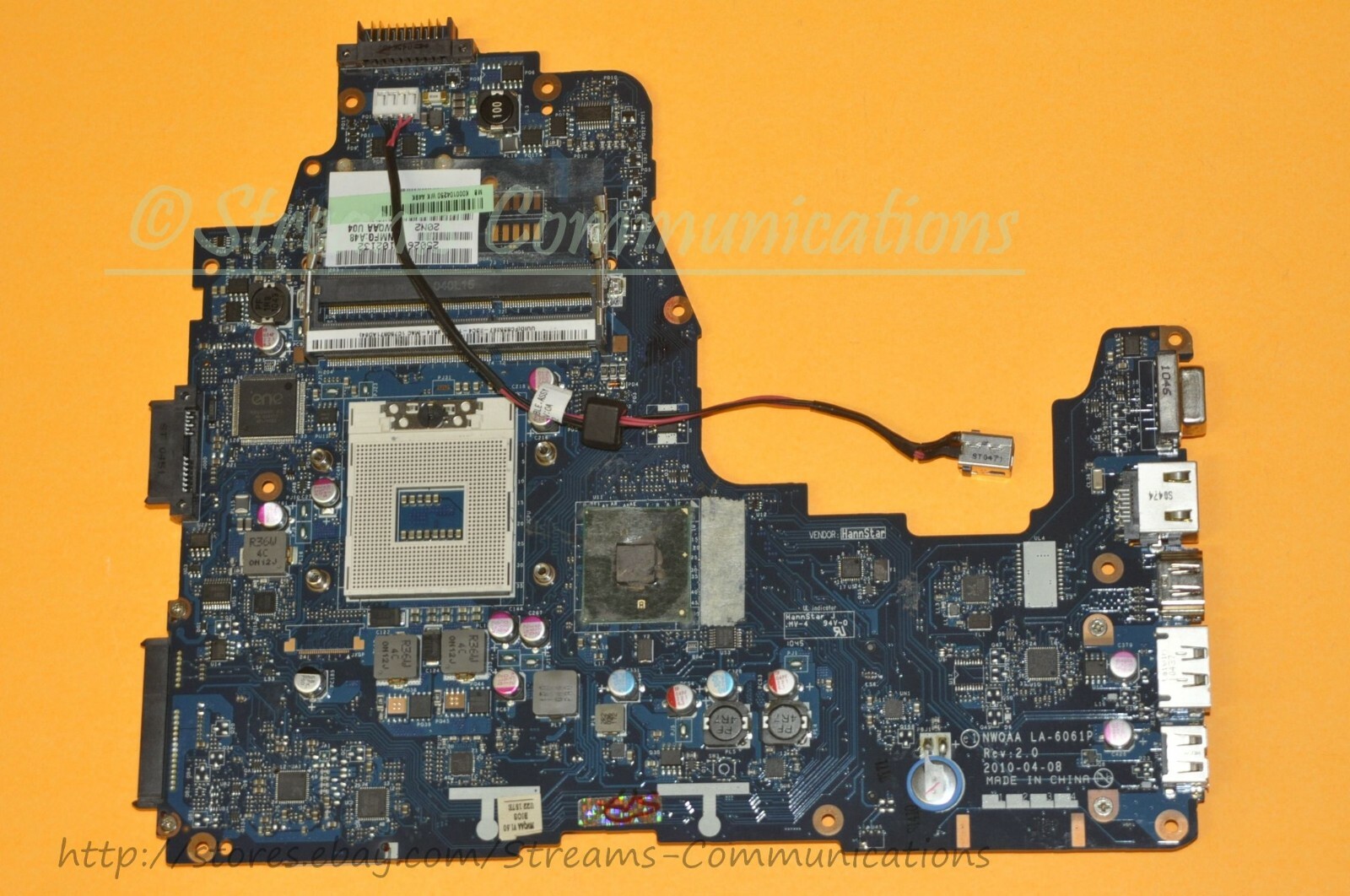 TOSHIBA Satellite A665 Intel Laptop Motherboard NWQAA LA-6061P Rev 2 | eBay
