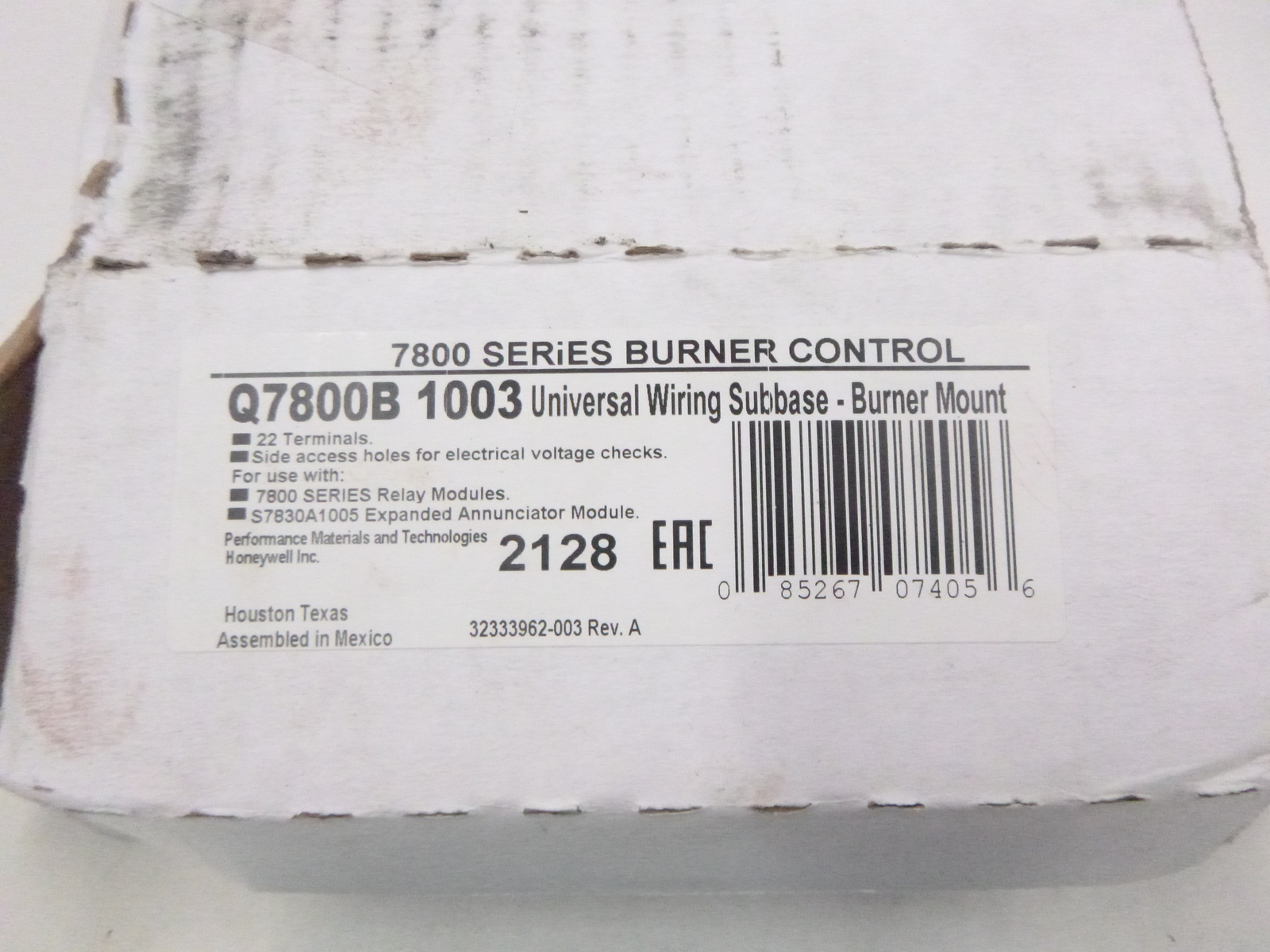 Honeywell Q7800B1003 Industrial Control System for sale online | eBay