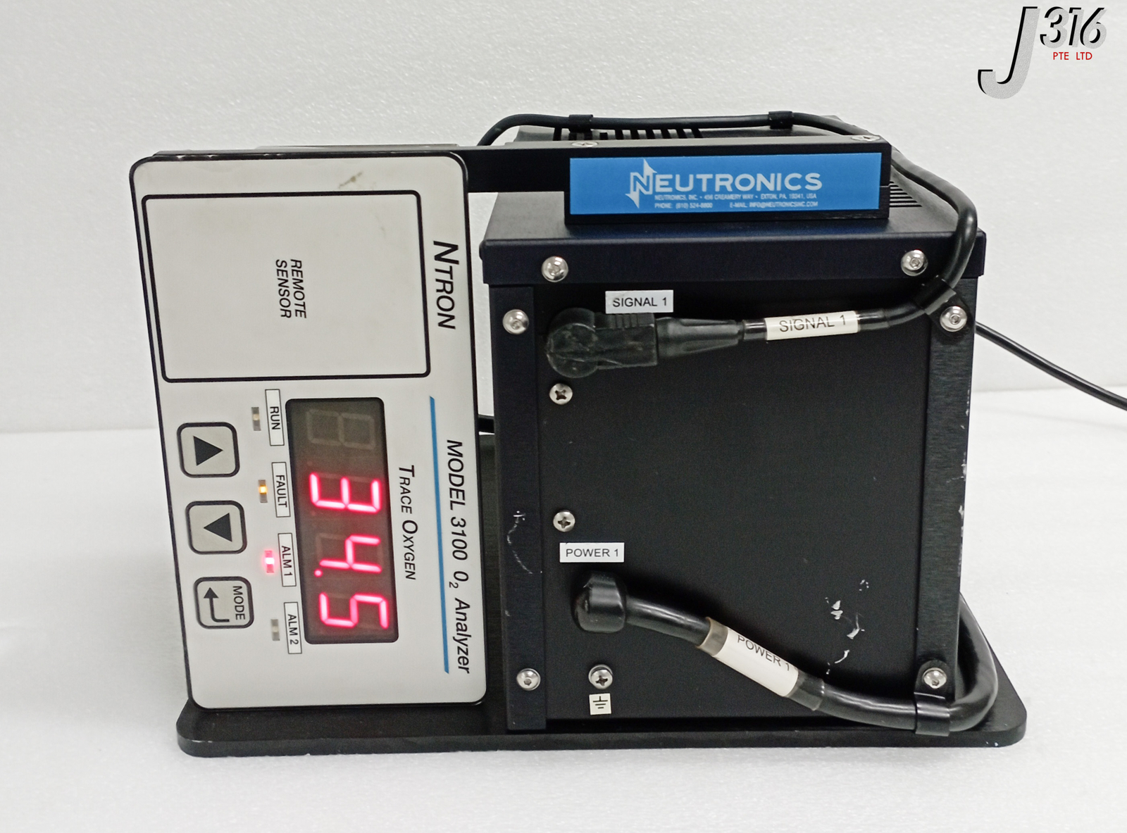 29675 NEUTRONICS APPLIED MATERIALS OXYGEN ANALYZER MODEL 3100 0195 ...