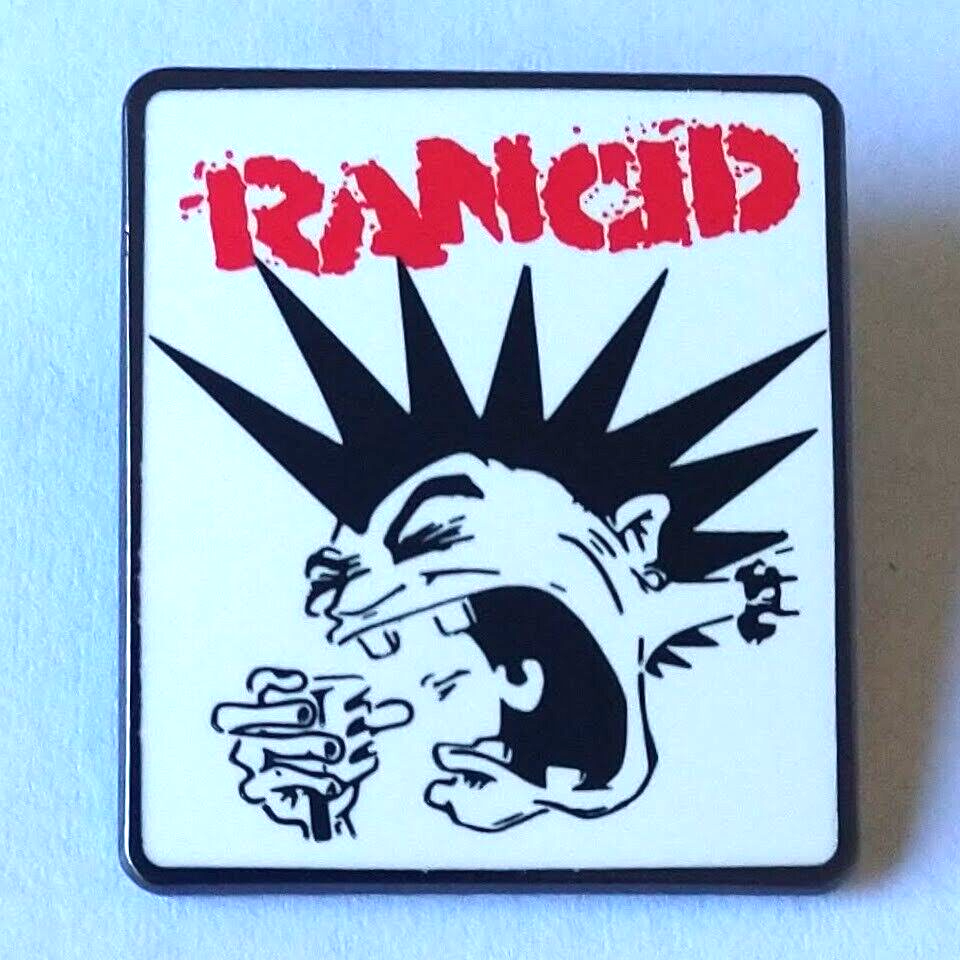 Rancid Logo Enamel Pin Punk Band Music Badge 90s | eBay