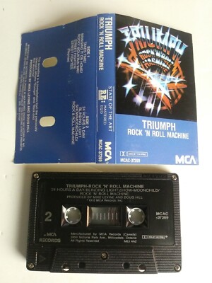 TRIUMPH Rock N' Roll Machine CASSETTE Tape CANADA | eBay