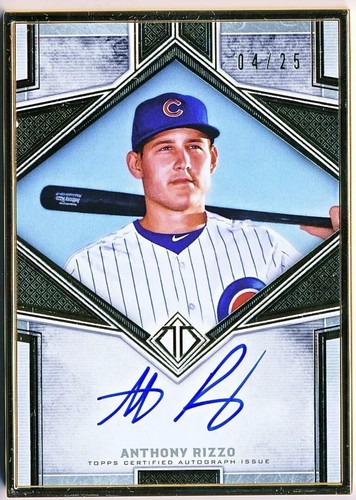 2019 Topps Transcendent Anthony Rizzo Autograph (04/25) Gold Frame! | eBay