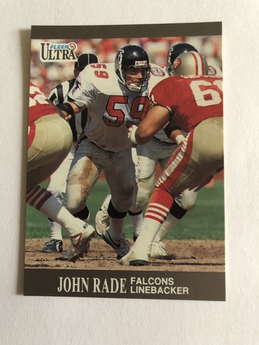 1991 Fleer Ultra - John Rade #147 - Atlanta Falcons - Near Mint | eBay