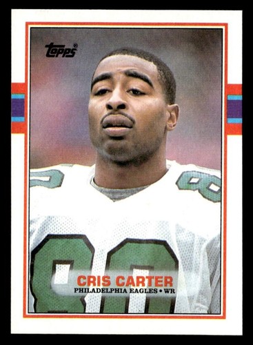 Cris Carter 1989 Topps Rookie Card #121 Philadelphia Eagles | eBay