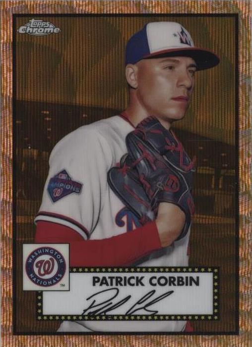 2021 Topps Chrome Platinum Anniversary - Patrick Corbin #285 Gold ...