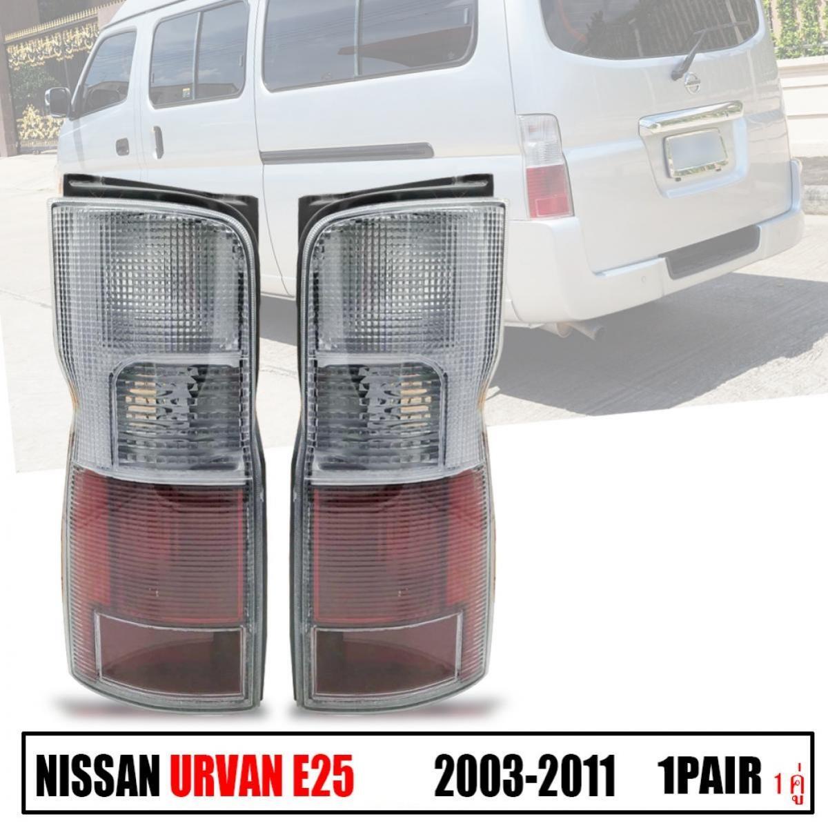 PAIR LR Tail Lamp Rear Light W/O Bulb For Nissan Urvan Caravan E25 2002 ...