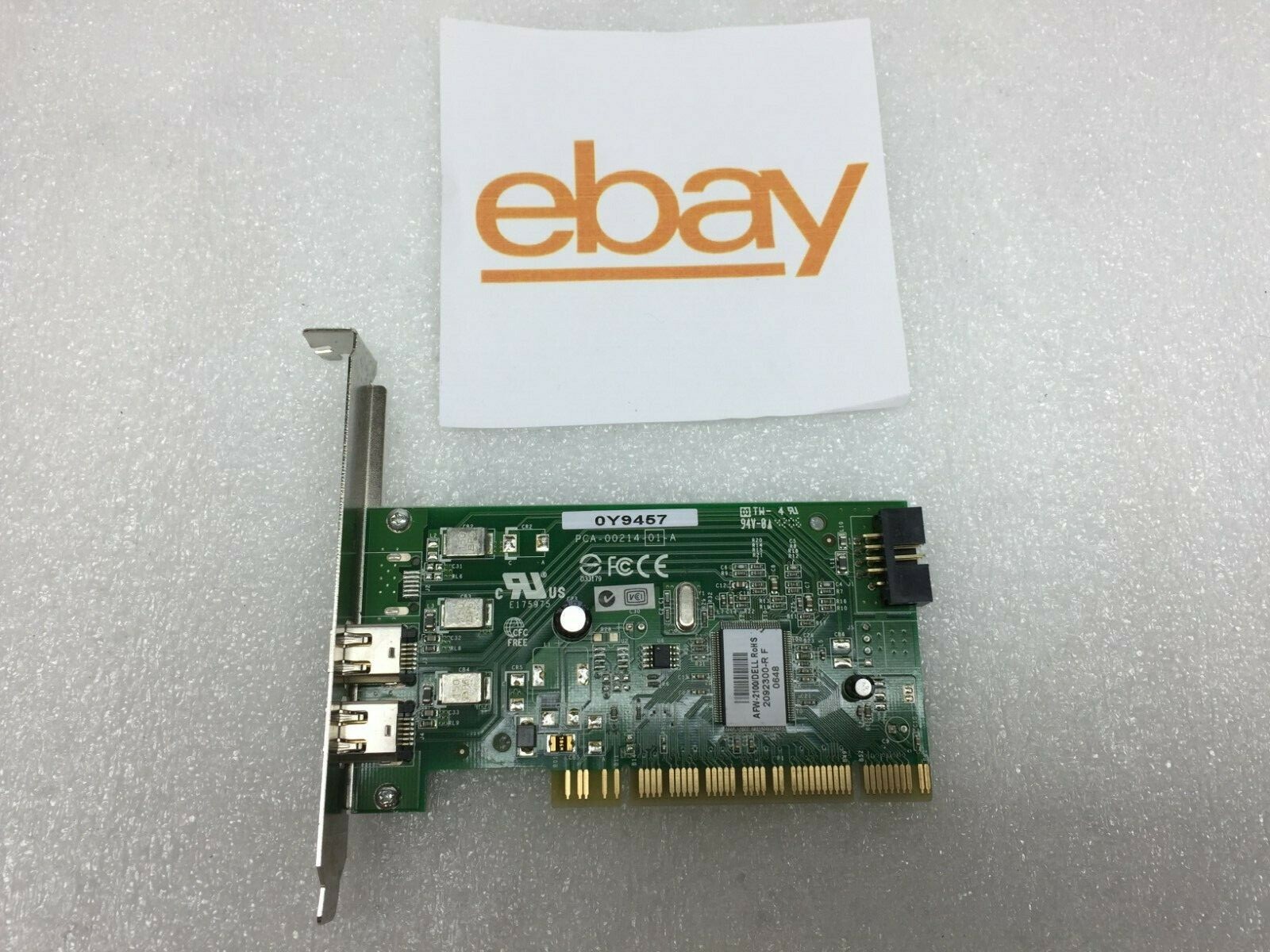 Dell Adaptec AFW-2100 2-Port FireWire IEEE-1394 PCI Controller Card ...