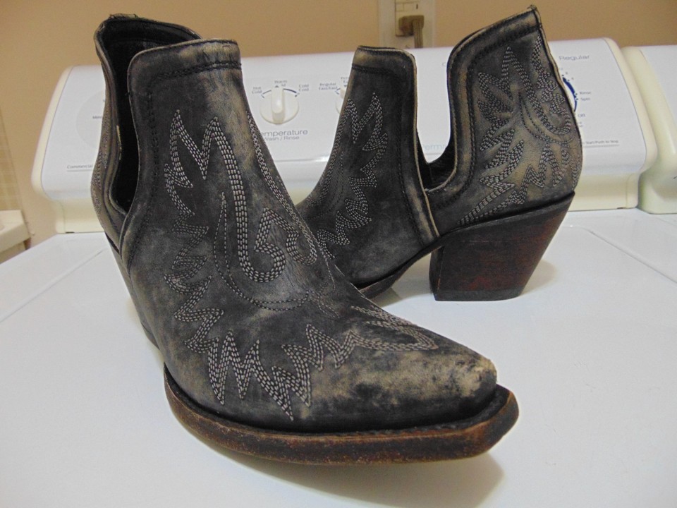 ARIAT 10034044 DIXON WESTERN STYLE NATURALLY DISTRESSED WOMEN'S ANKLE ...