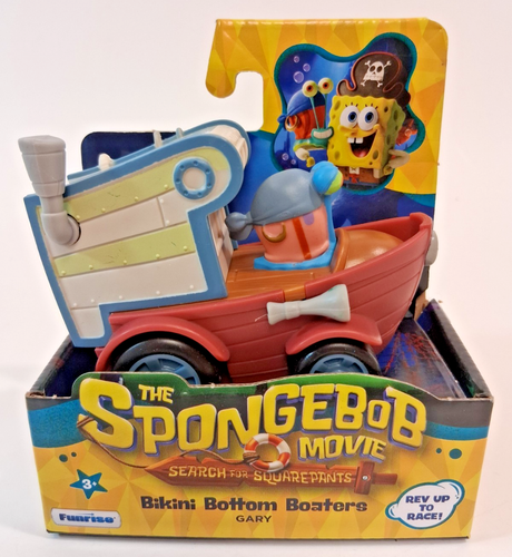 Spongebob Squarepants Bikini Bottom Boaters Race Car Gary 4" long | eBay