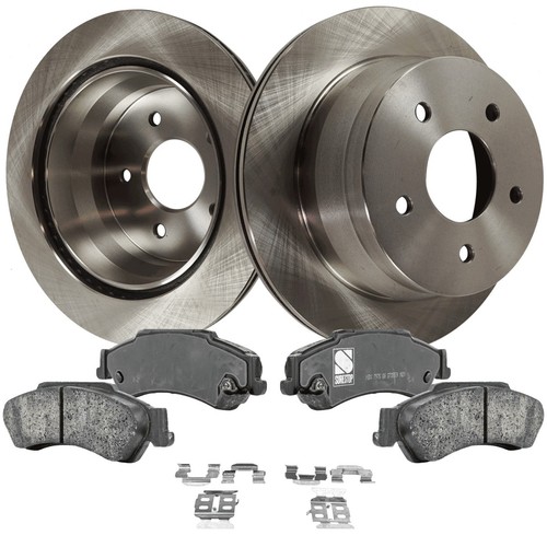 Rear Brake Disc Rotors and Pads Kit for Chevy Olds S10 Pickup Chevrolet ...
