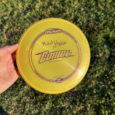 Discraft Z Comet Michael Johansen PFN Tour Series Gold Disc Golf 180g 8 ...