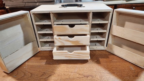 Slot Car Pit Box 1/24 , 1/32 Holds up to 10 cars 8"long | eBay