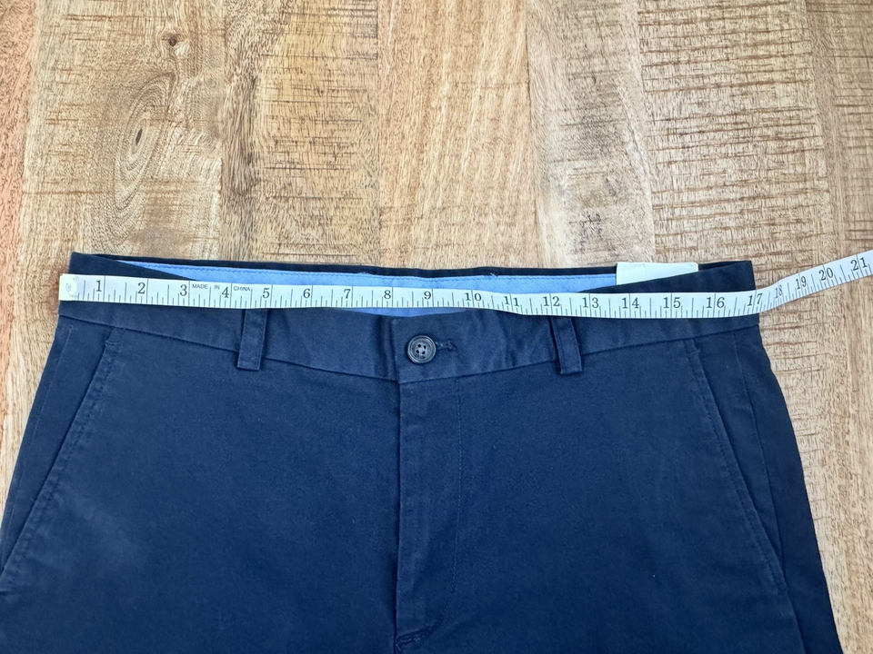 Brooks Brothers Men's Navy Blue Shorts Slash Pocket 7" Inseam Cotton ...