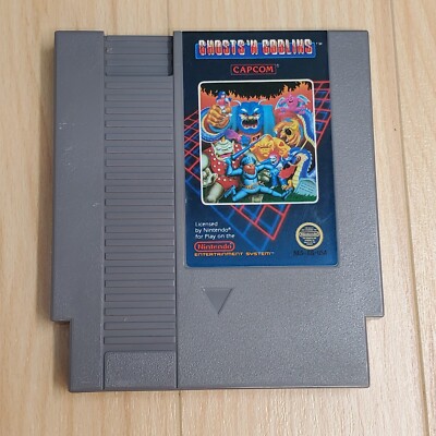 Ghosts 'N Goblins Video Game (Nintendo NES 1986) Authentic Cartridge ...