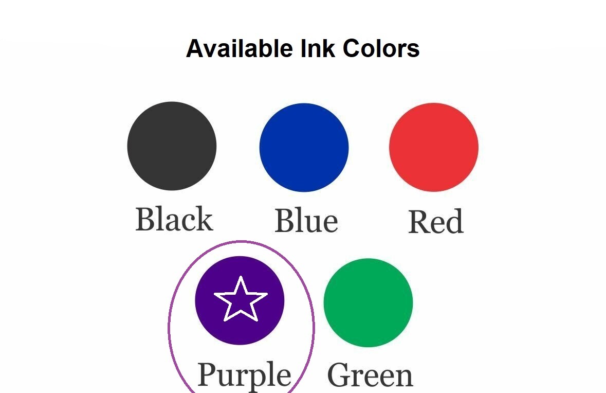 Maxum Plus MX 3 Mark 3 Replacement Ink Pad Purple Ink | eBay