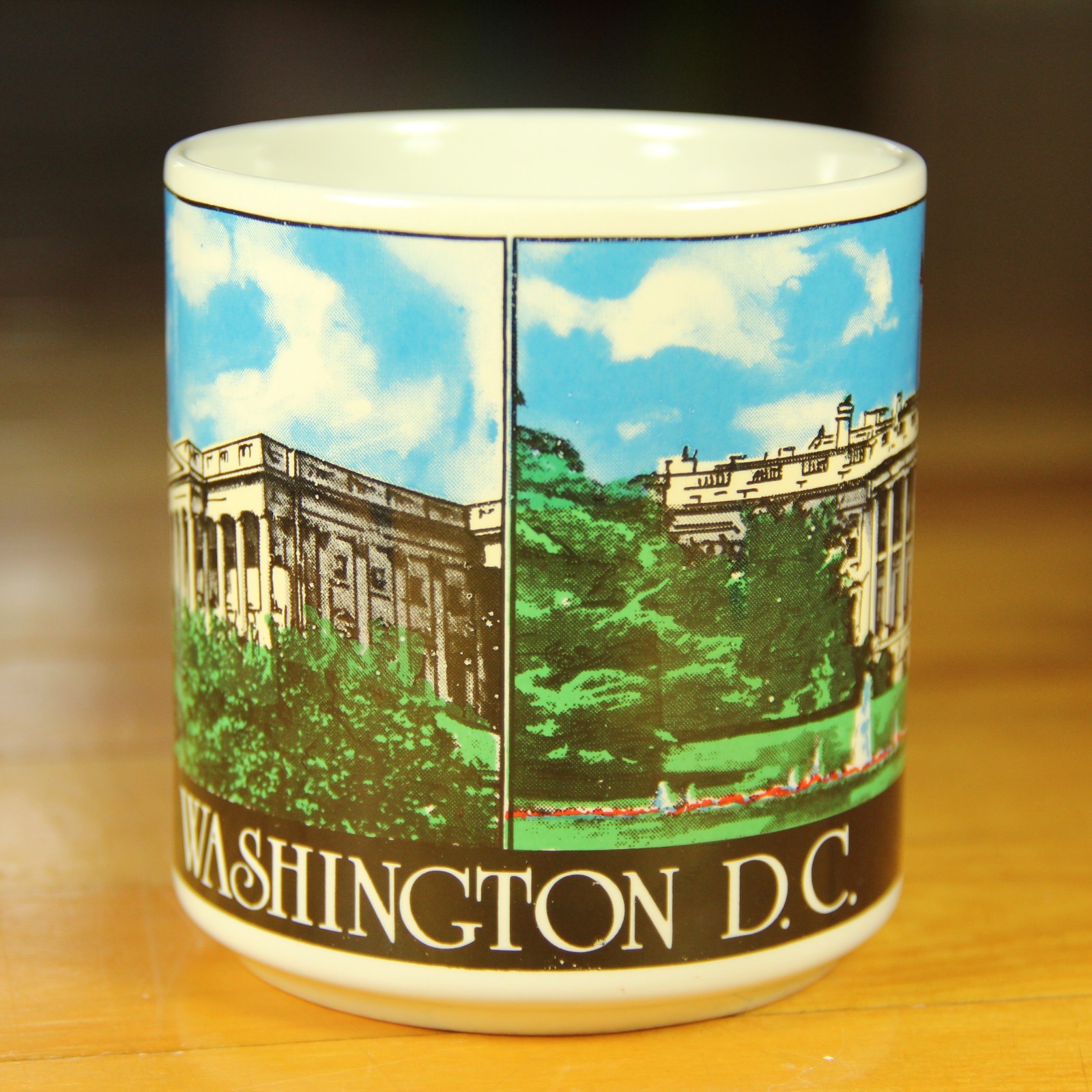 VTG Washington DC Coffee Mug Tea Cup US Capitol White House by Silberne ...