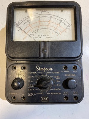 Multimeters - Vintage Simpson 260 Series