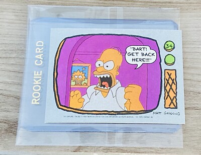 1990 Topps The Simpsons Series 1 Trading Card #34 Homer Simpson🌟Mint | eBay